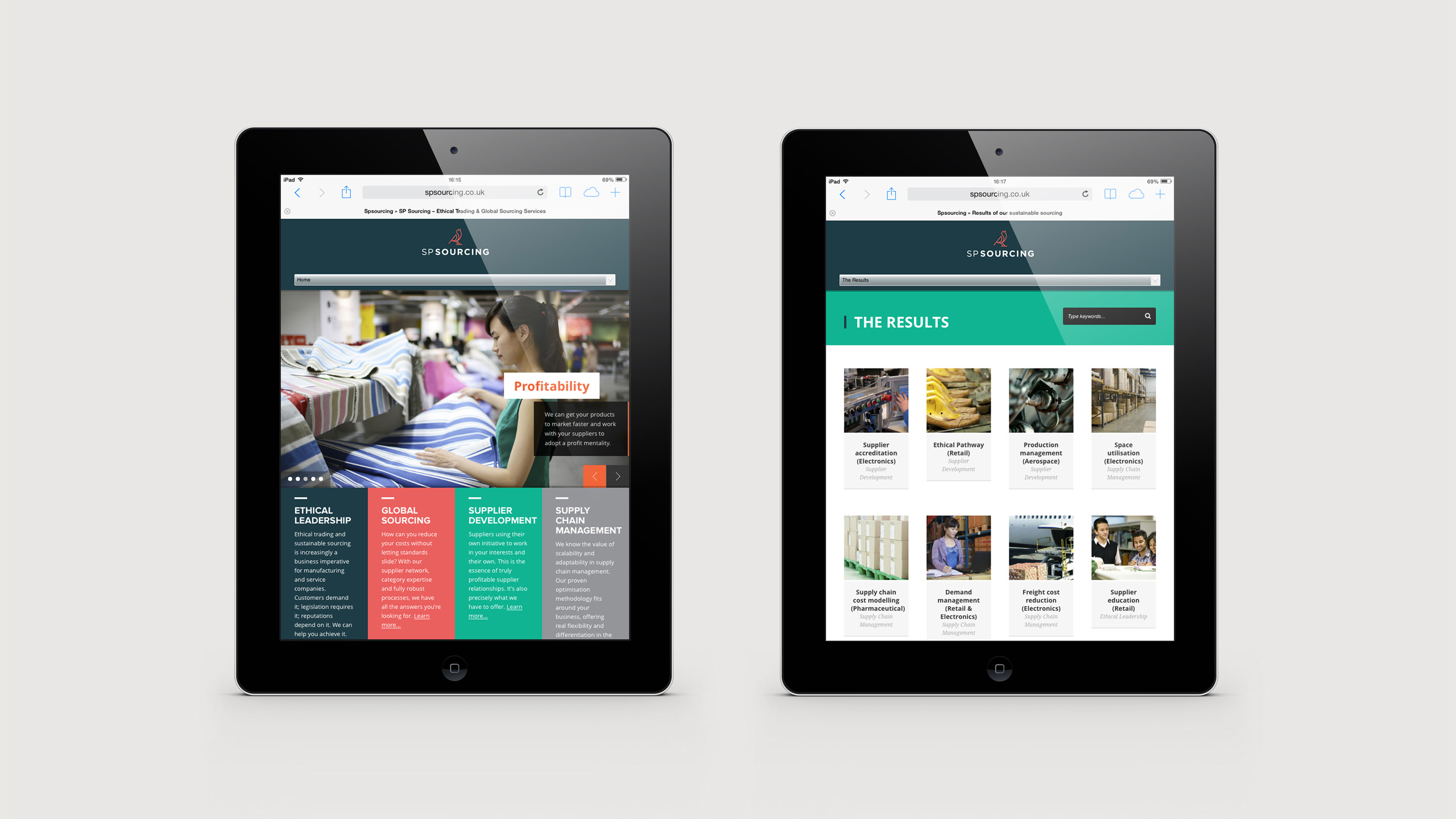 Ipad Web Designs
